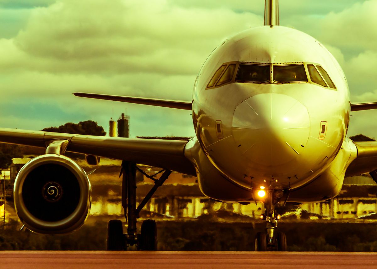 'AIRBUS A320 LATAM' Poster by Marcelo Miguel | Displate