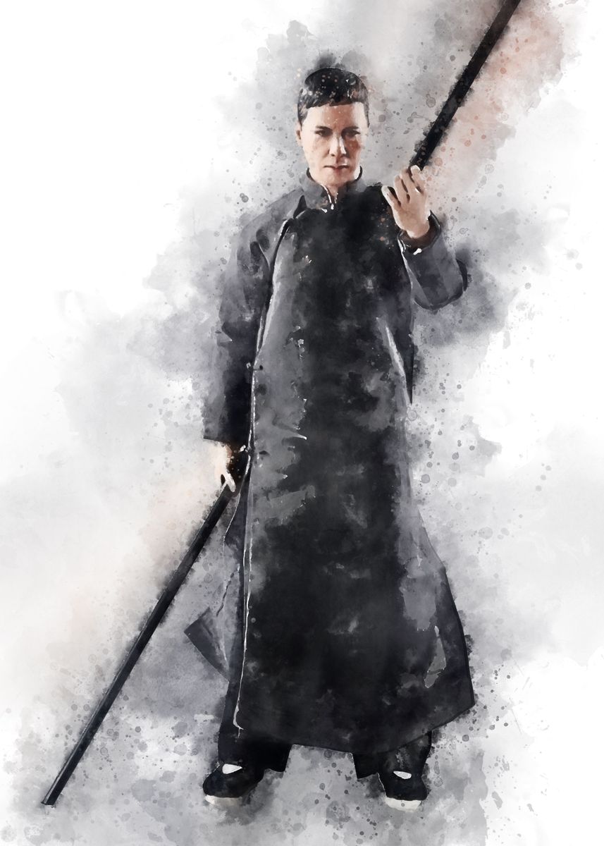 'IP MAN' Poster, picture, metal print, paint by Rendy Maurice | Displate