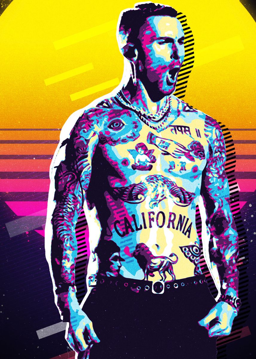 'Maroon 5' Poster, picture, metal print, paint by Alex Mann | Displate