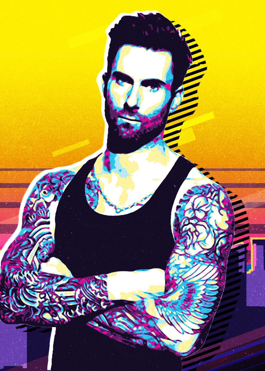 'Maroon 5' Poster, picture, metal print, paint by Alex Mann | Displate