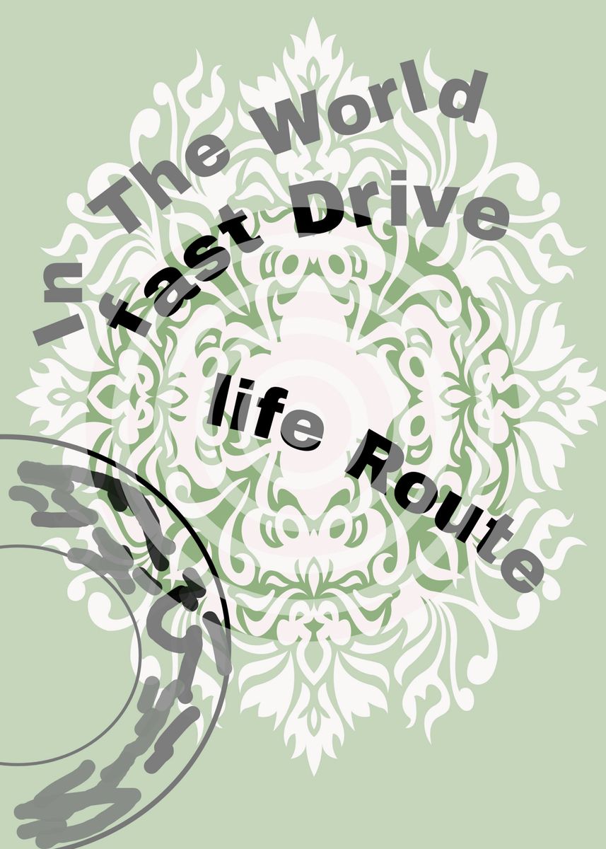 'life route ' Poster, picture, metal print, paint by Dream Reality ...