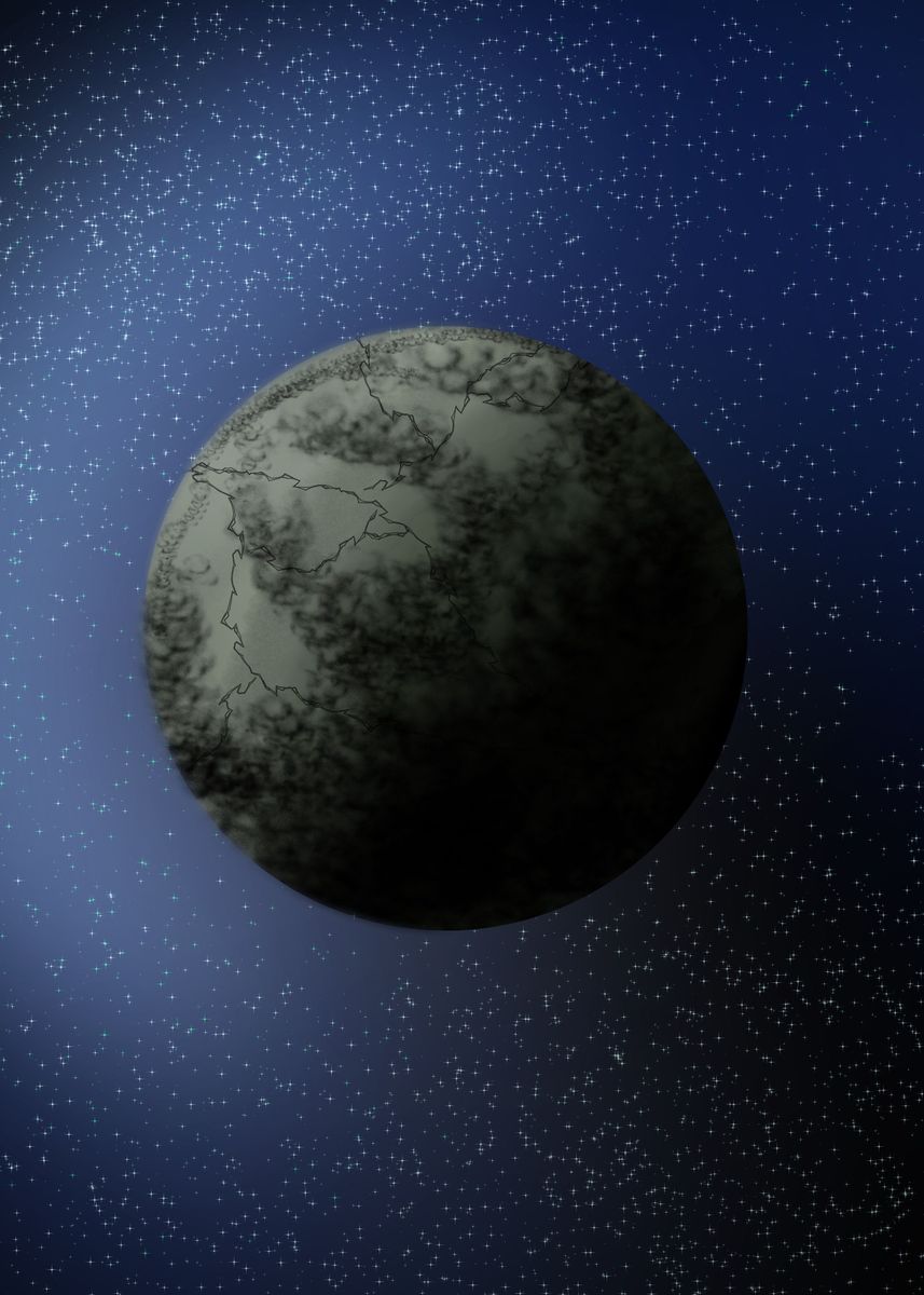 'Planet AA' Poster, picture, metal print, paint by Rhizero | Displate