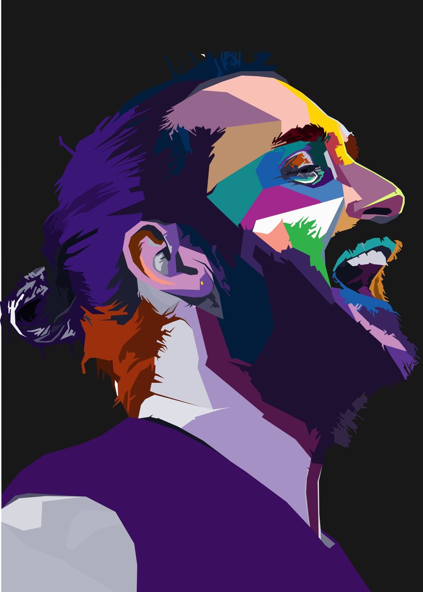 'David Guetta French DJ ' Poster, picture, metal print, paint by Phuong ...