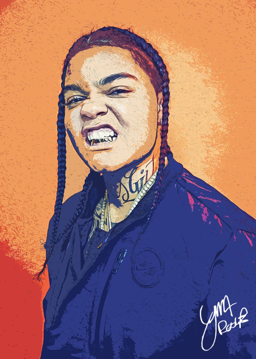'Young MA' Poster, picture, metal print, paint by Dillon Holden | Displate