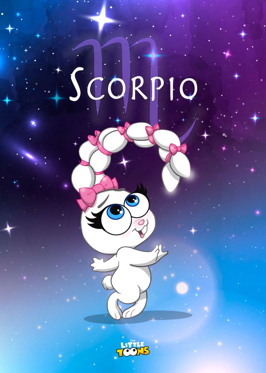 'Dotty the bunny as Scorpio' Poster by TheLittletoons | Displate