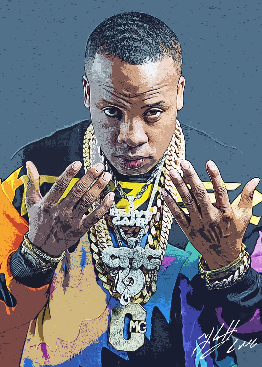 'Yo Gotti' Poster, picture, metal print, paint by Dillon Holden | Displate