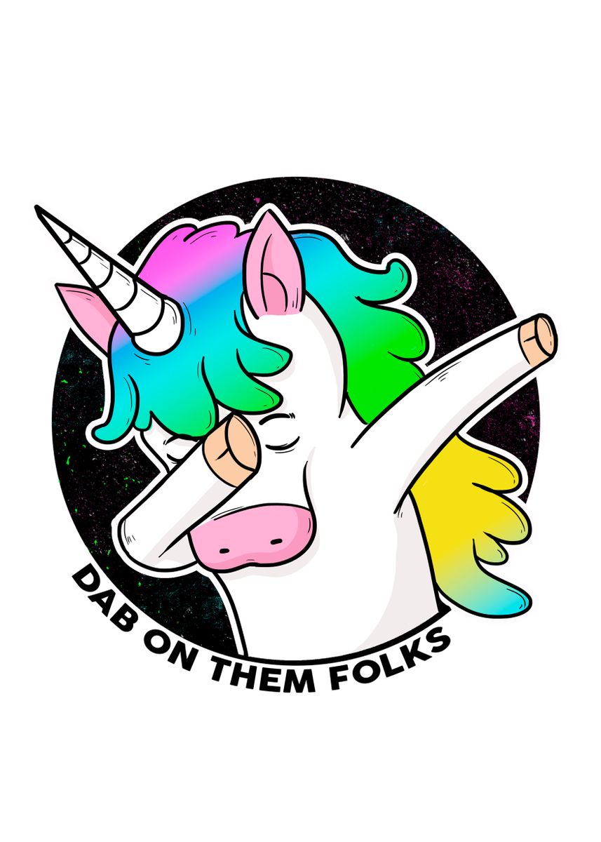 'dab' Poster, picture, metal print, paint by Eoli Studio | Displate