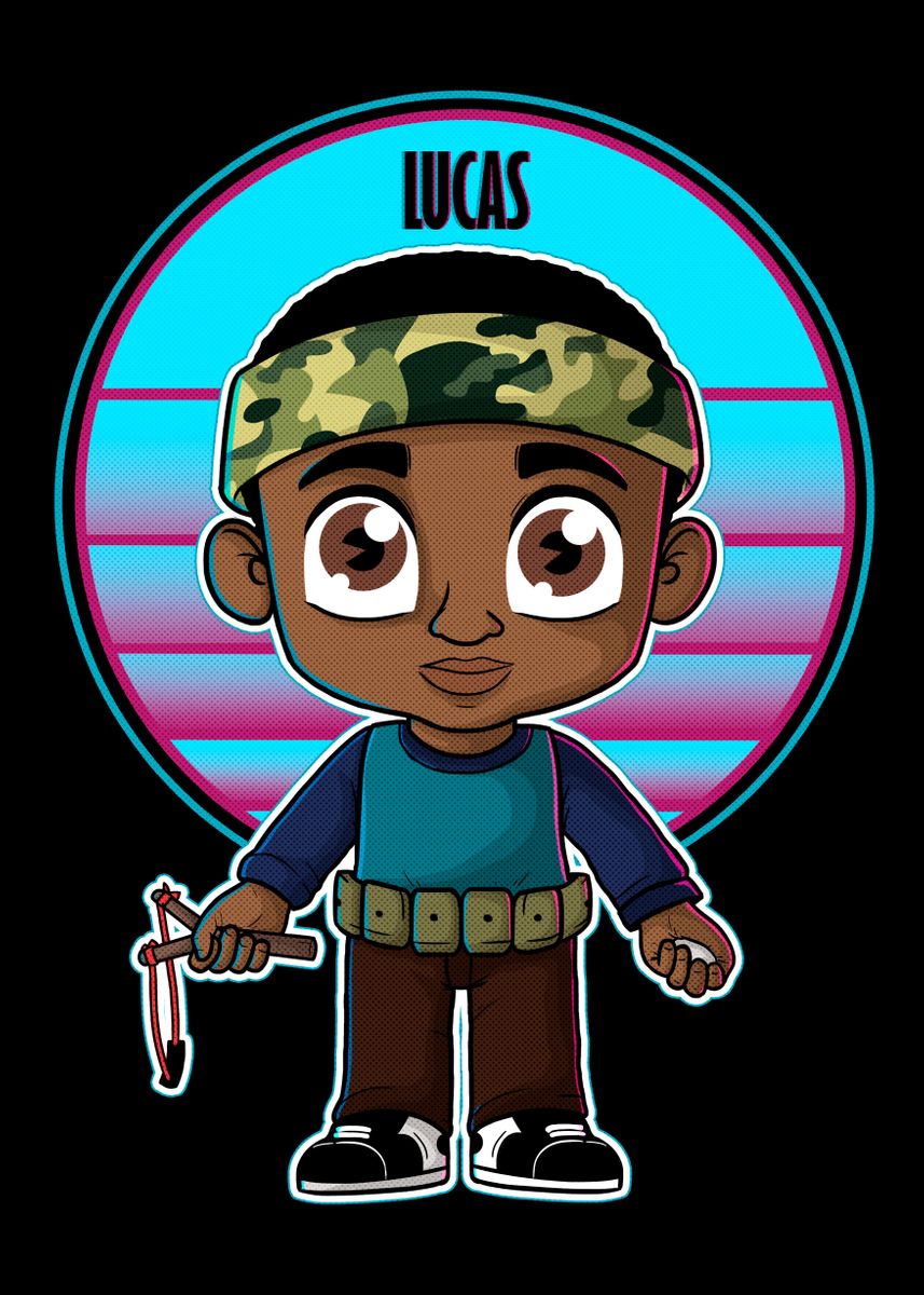 'Lucas' Poster, picture, metal print, paint by Eoli Studio | Displate