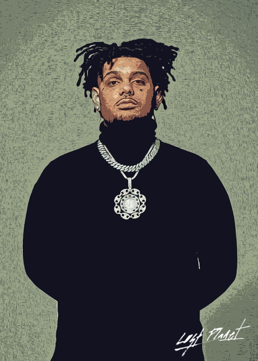 ' Smokepurpp' Poster, picture, metal print, paint by Dillon Holden ...