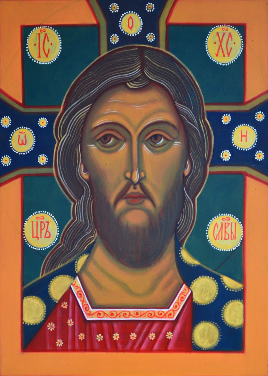 'Face of Christ' Poster, picture, metal print, paint by EnergyMancer ...