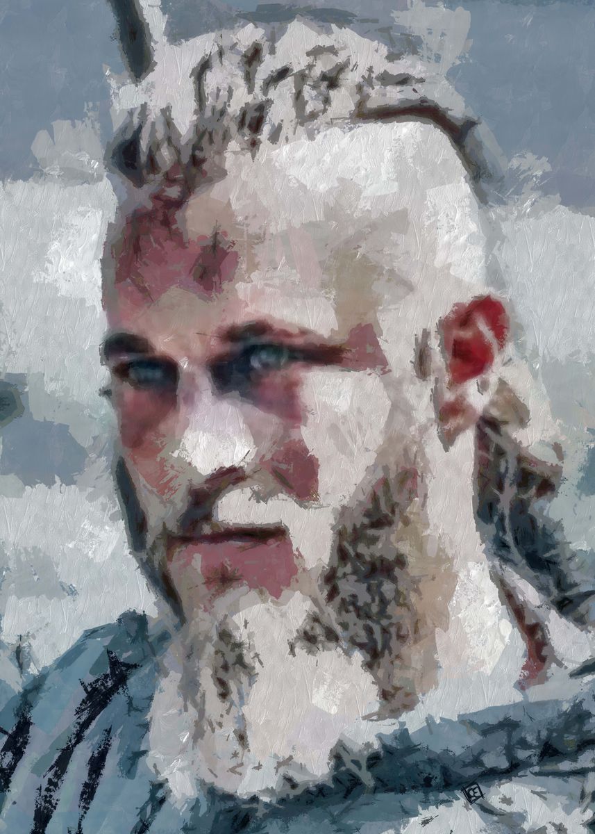 'Ragnar Oil on Canvas' Poster, picture, metal print, paint by Chris ...