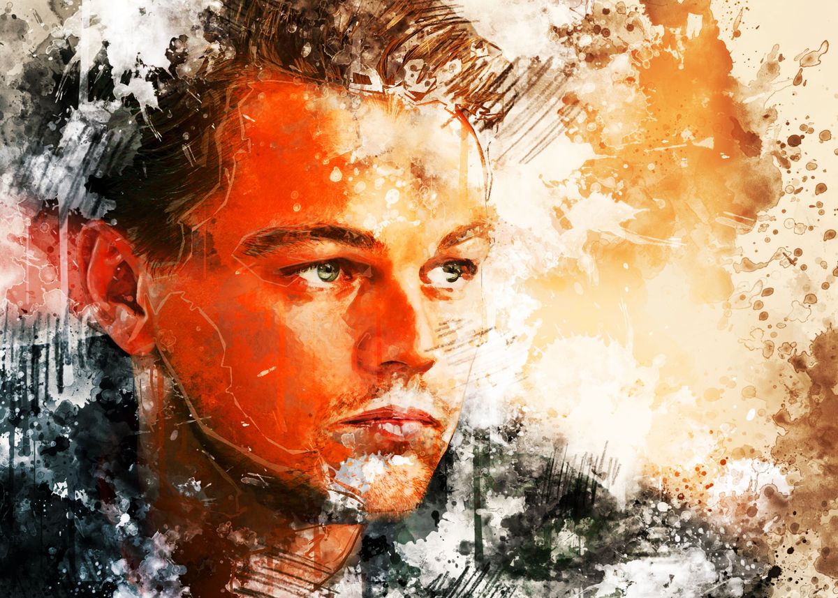 'Leonardo DiCaprio' Poster by Alex Mann | Displate