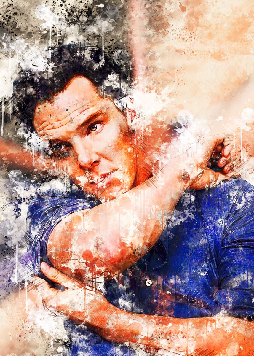 'Benedict Cumberbatch' Poster by Alex Mann | Displate