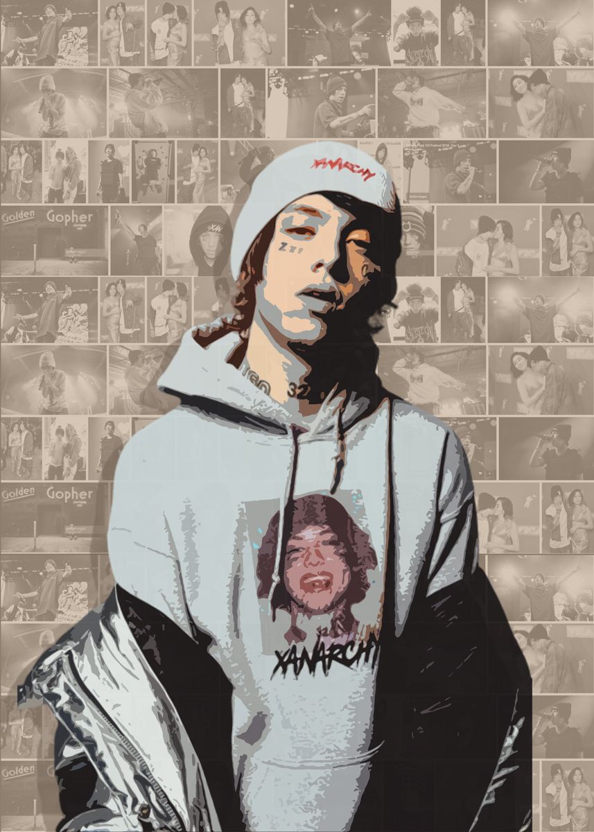 ' Lil Xan' Poster by Booth Callahan | Displate