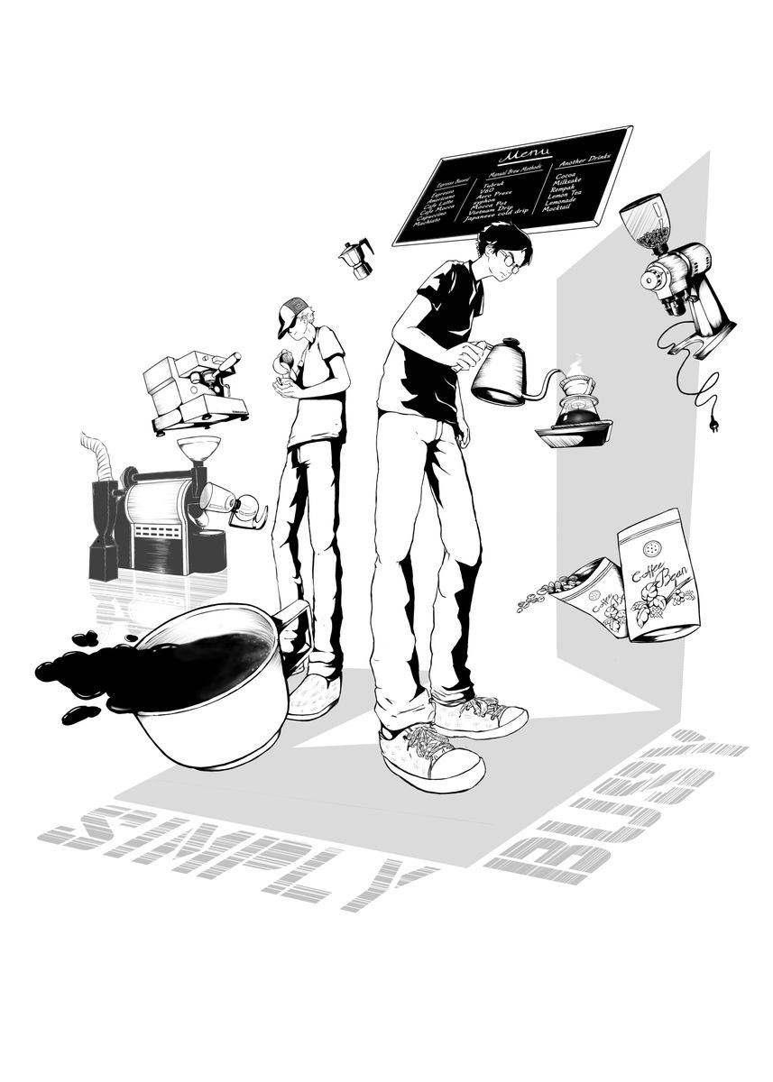 'Simply Busy' Poster by Heri Priyatno | Displate