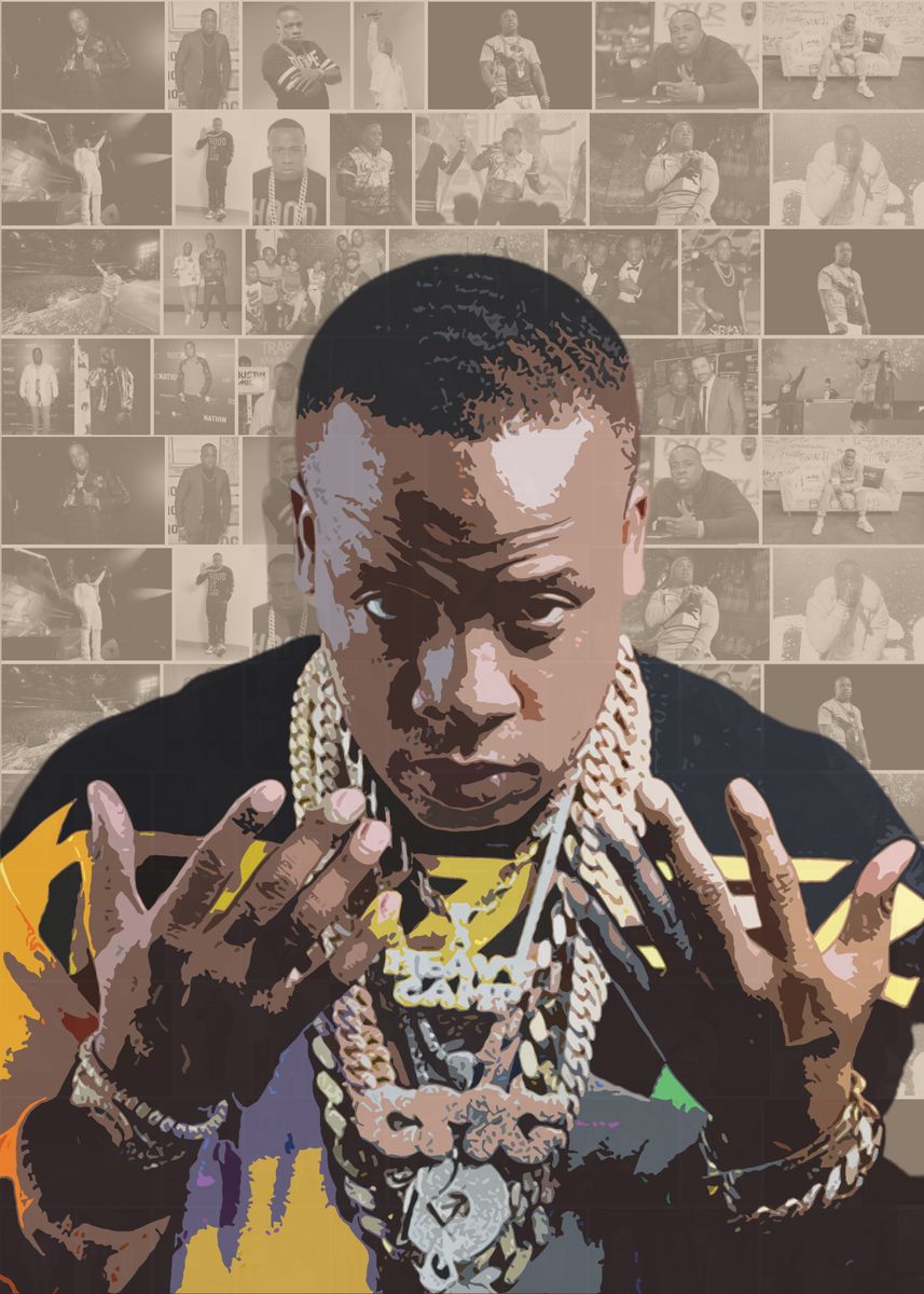 ' Yo Gotti' Poster by Booth Callahan | Displate