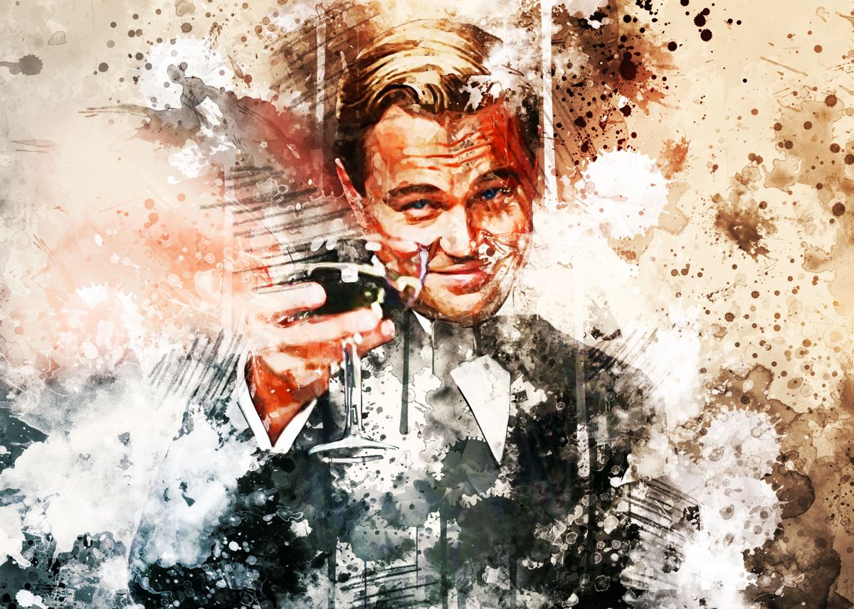 'Leonardo DiCaprio' Poster by Alex Mann | Displate