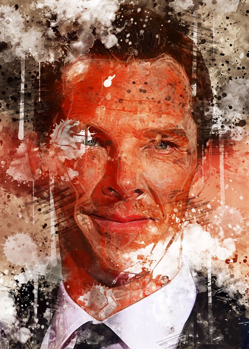 'Benedict Cumberbatch' Poster, picture, metal print, paint by Alex Mann ...