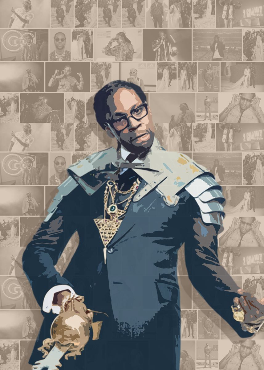 '2 Chainz' Poster by Booth Callahan | Displate