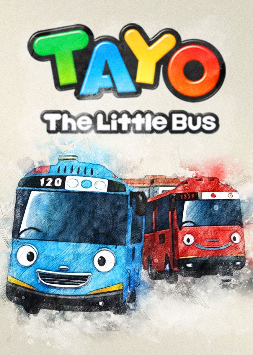 'TAYO' Poster, picture, metal print, paint by FUNG LENG | Displate