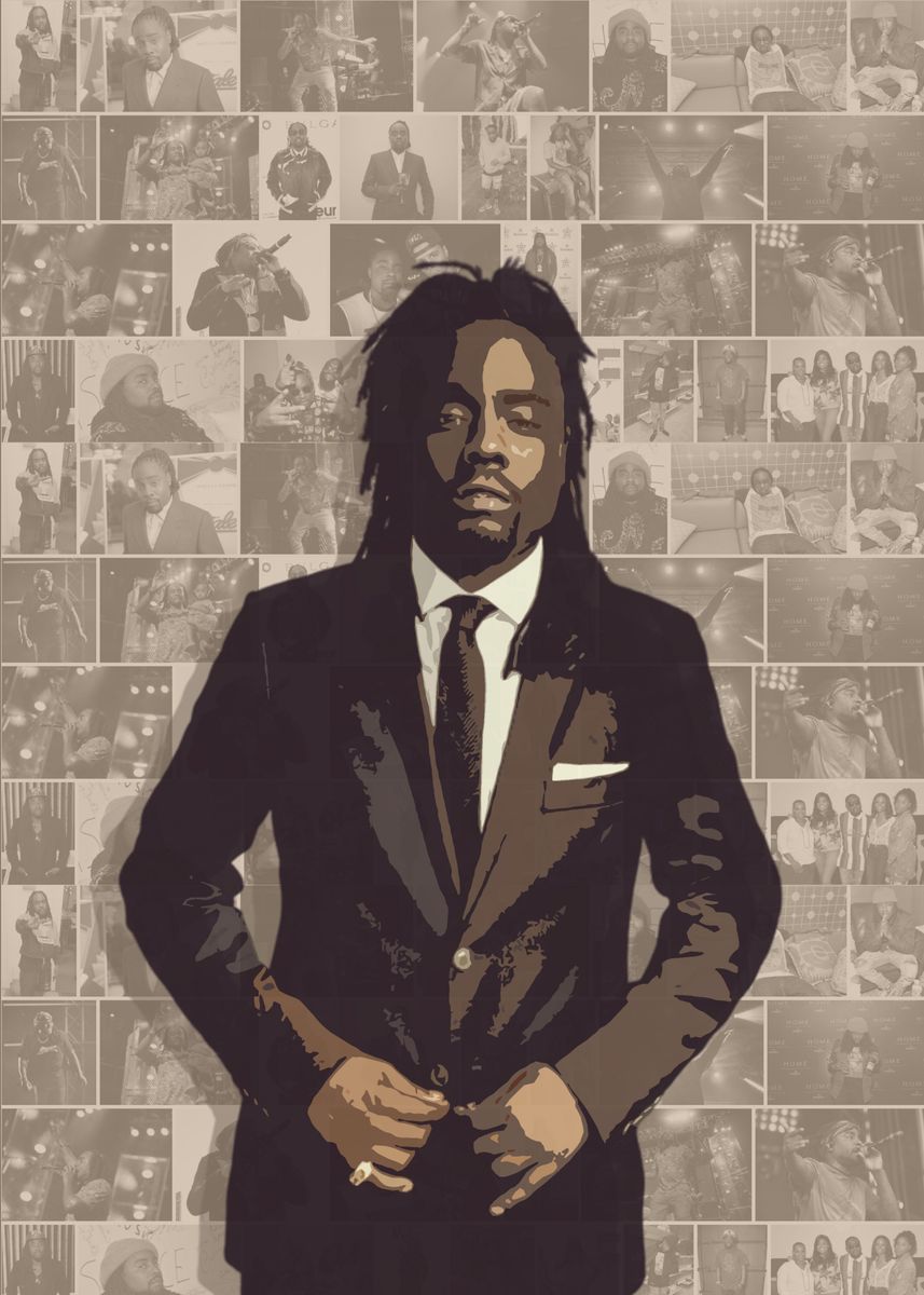 'Wale' Poster, picture, metal print, paint by Booth Callahan | Displate
