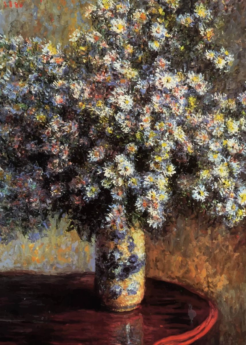 'Claude Monet Flowers' Poster by ArtGallery | Displate