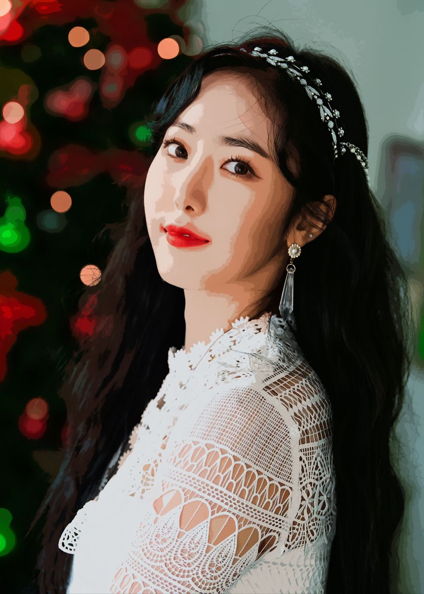 'GFriend SinB' Poster, picture, metal print, paint by Nordbo | Displate