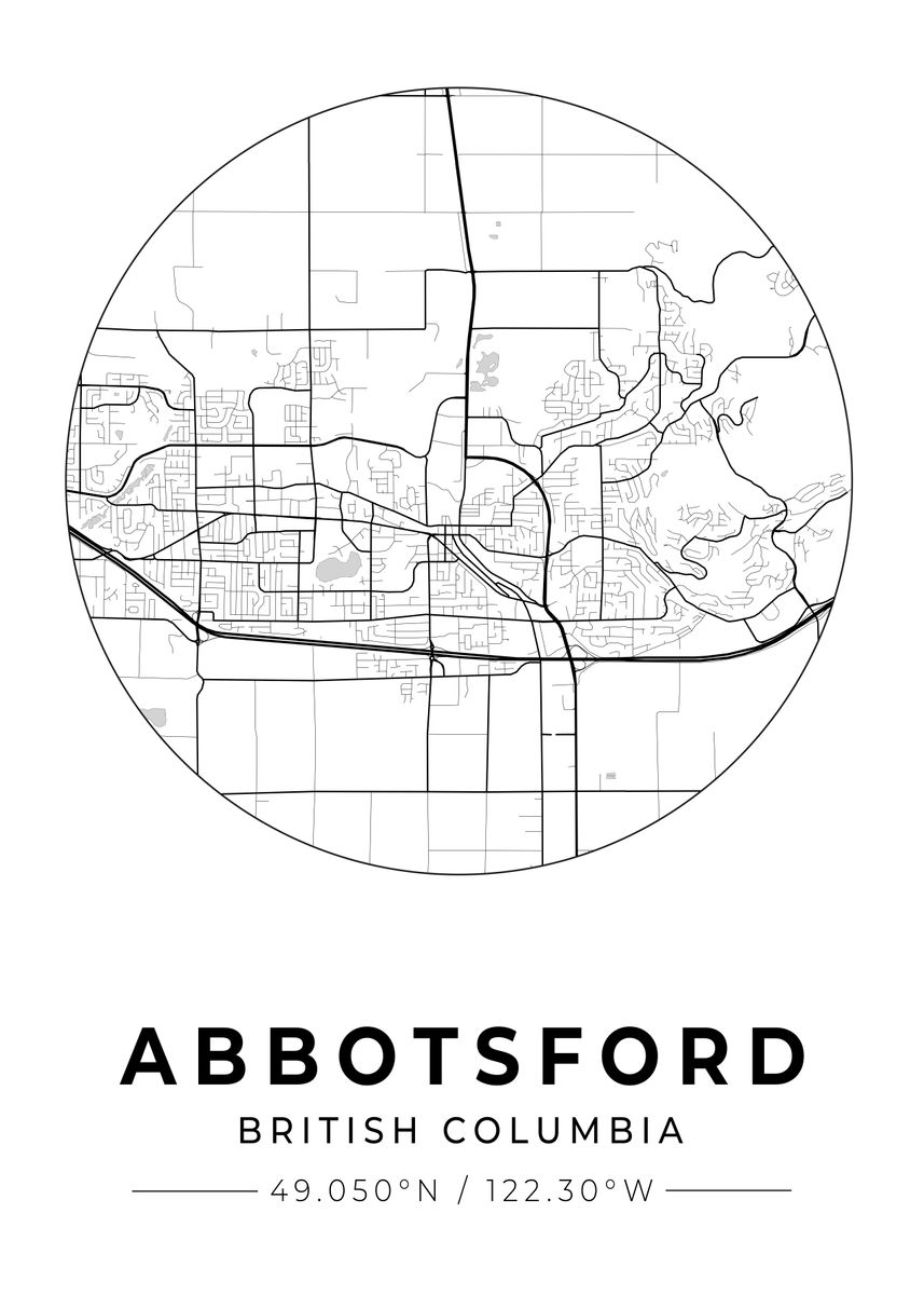 'Abbotsford BritishColumbia' Poster, picture, metal print, paint by ...