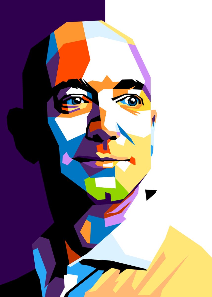 'Jeff Bezos' Poster, picture, metal print, paint by Beny Rahmat Mulyadi ...