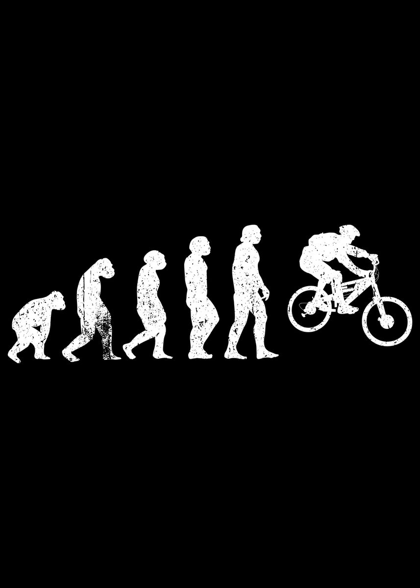 'BMX EVOLUTION' Poster, picture, metal print, paint by PosterWorld ...