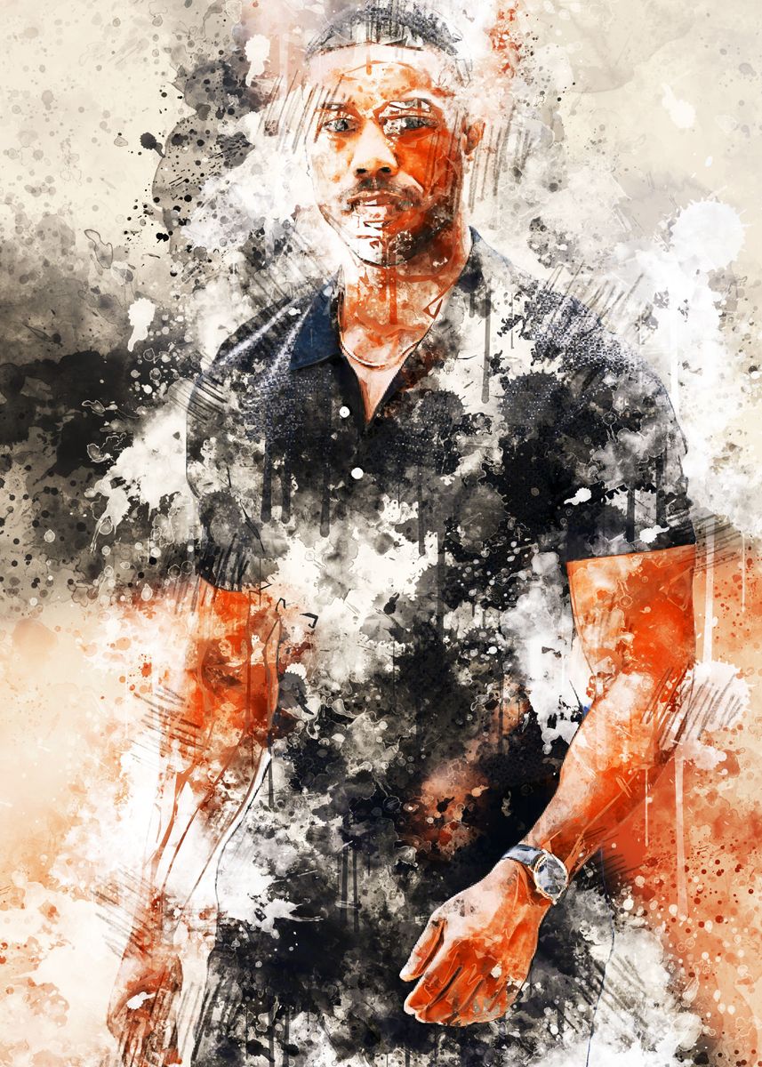 'Michael B Jordan' Poster by Alex Mann | Displate