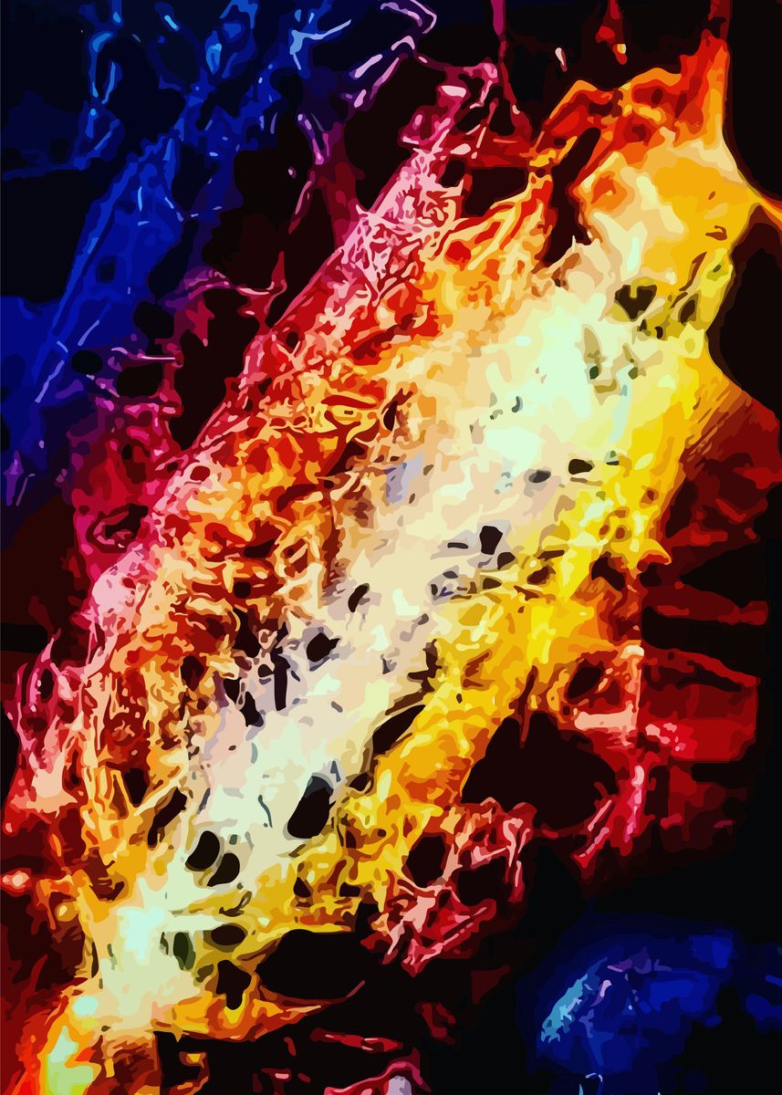 'abstract galaxy' Poster, picture, metal print, paint by Zainul Faozi ...