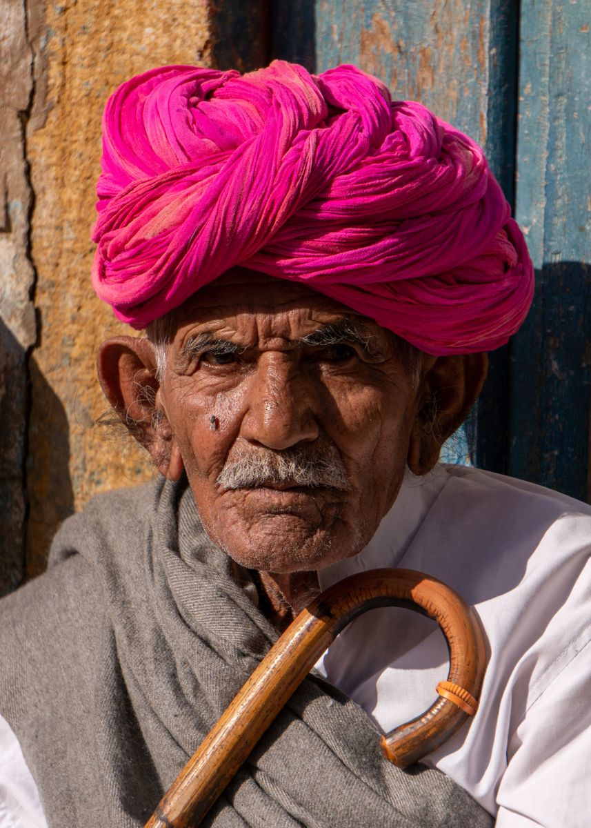 'Old man' Poster, picture, metal print, paint by Roberto Agostini ...