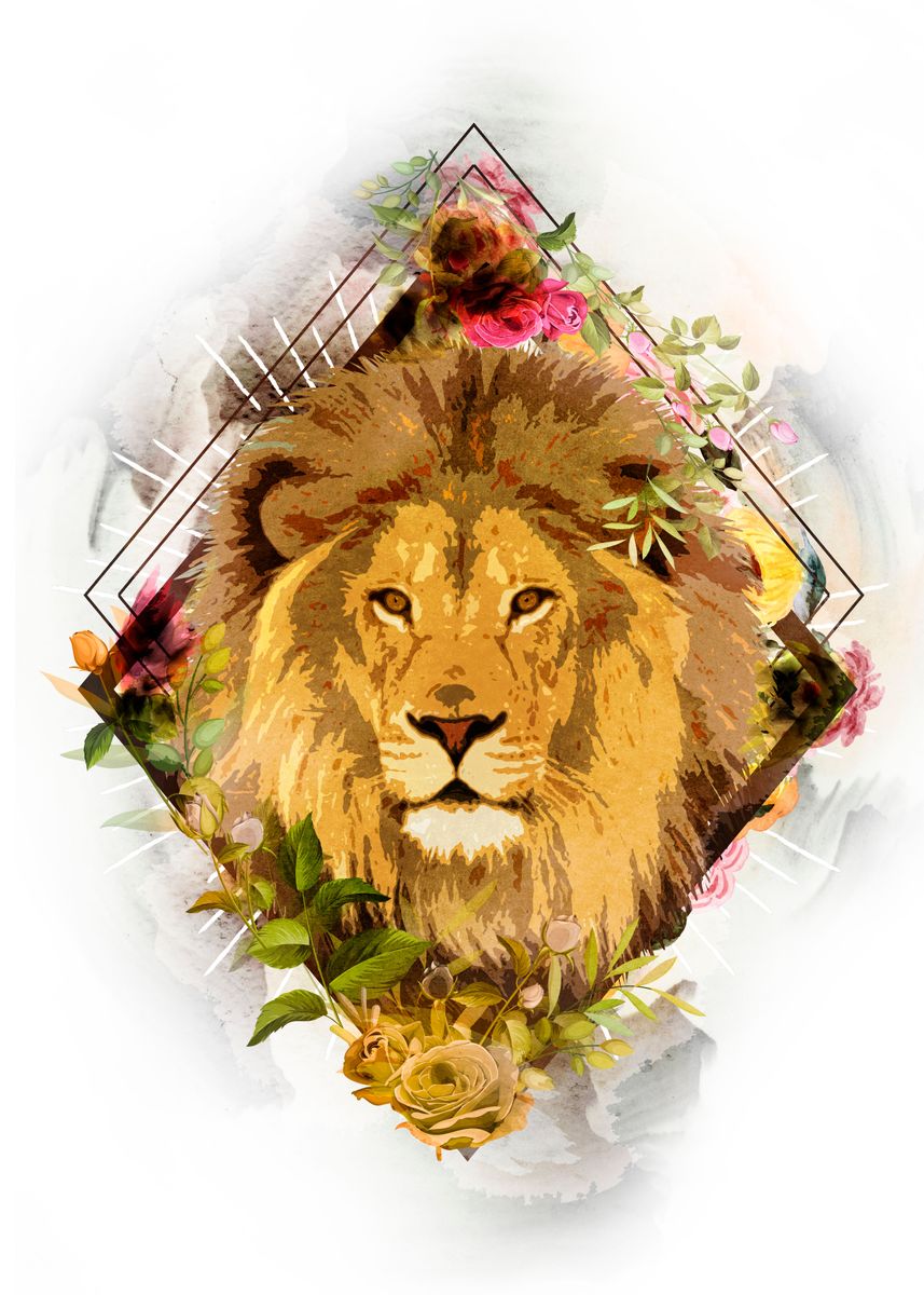 'Leon' Poster, picture, metal print, paint by MCAshe Art | Displate