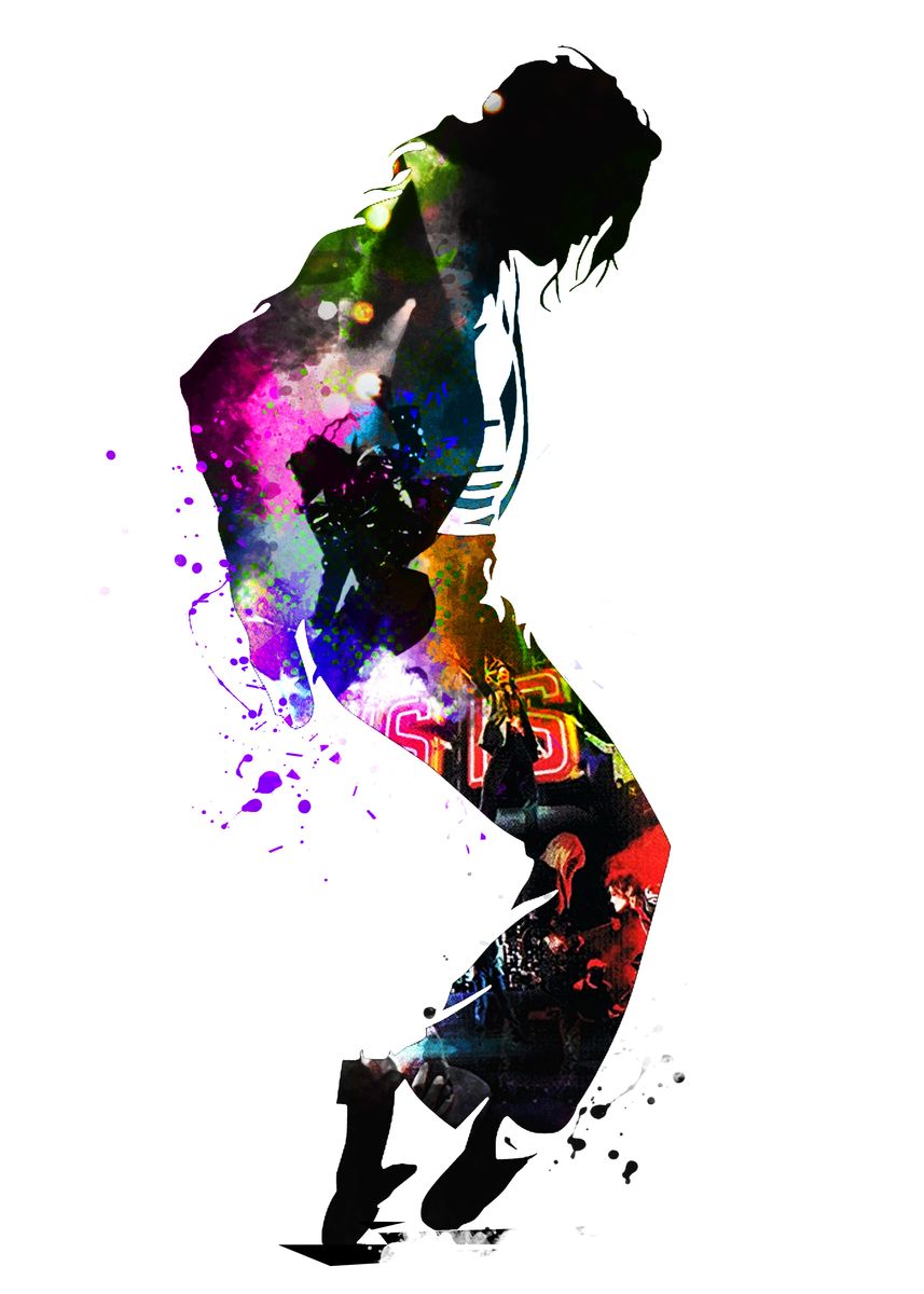 'King of Pop' Poster, picture, metal print, paint by Micho Abstract ...