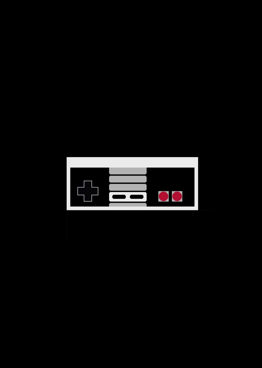 'Pixel NES Controller' Poster by Jek Ramos | Displate