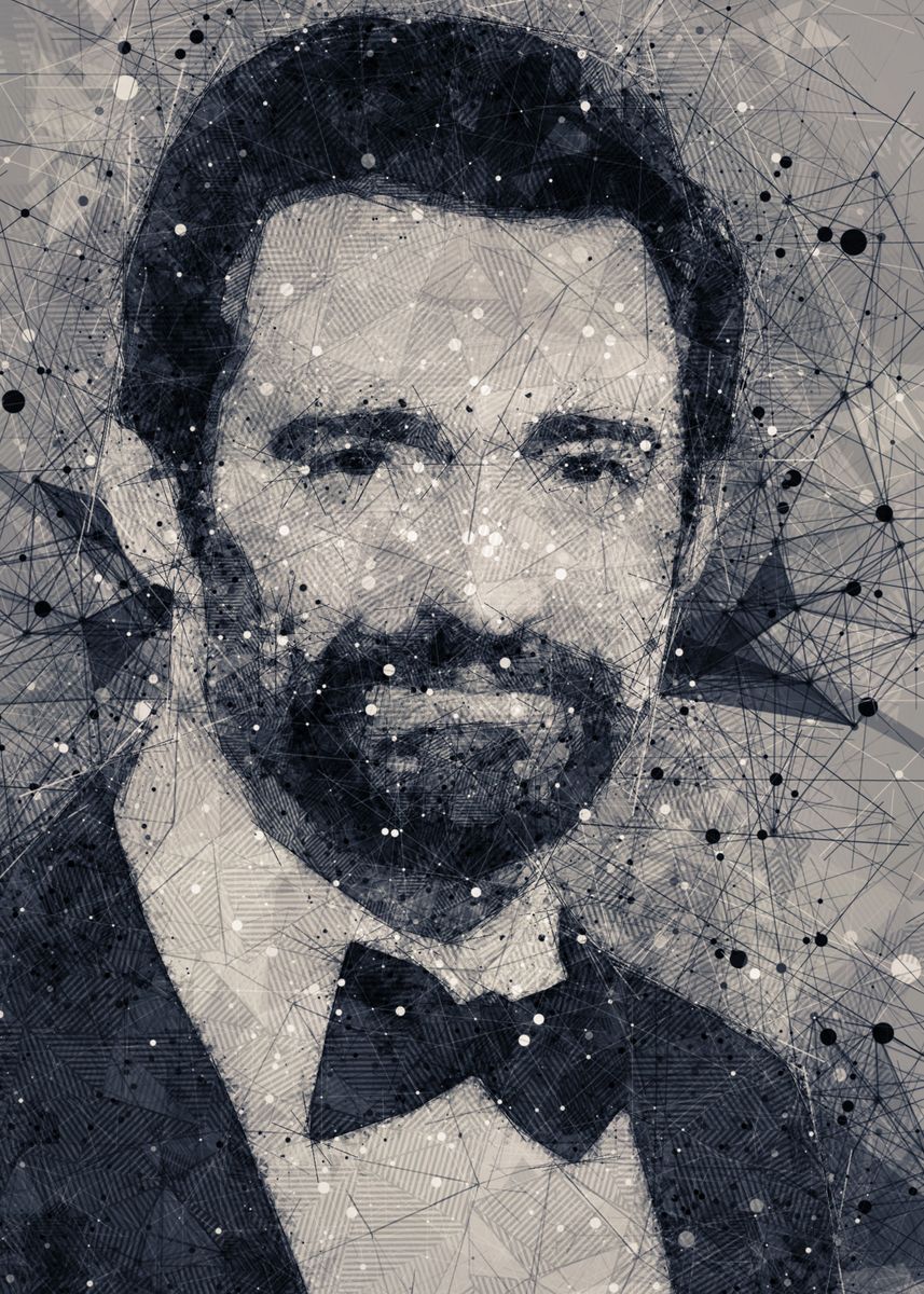 'Hugh Jackman' Poster by Alex Mann | Displate