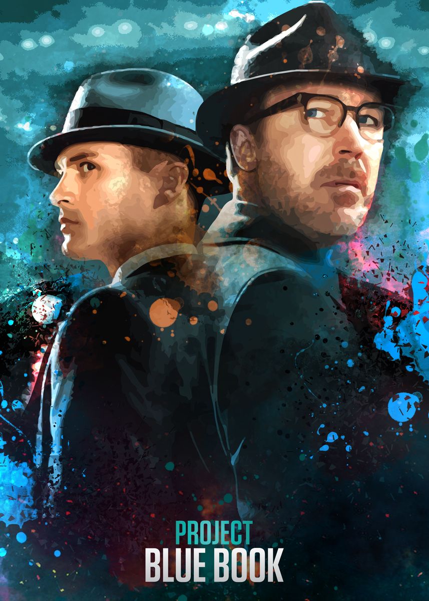 'Project Blue Book' Poster, picture, metal print, paint by Micho ...