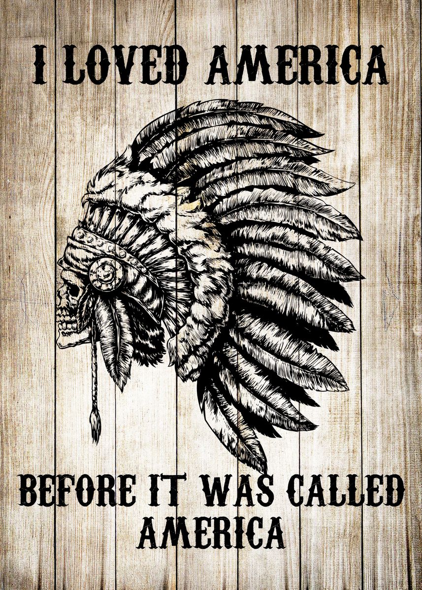 'Native american' Poster, picture, metal print, paint by Perch Jack ...