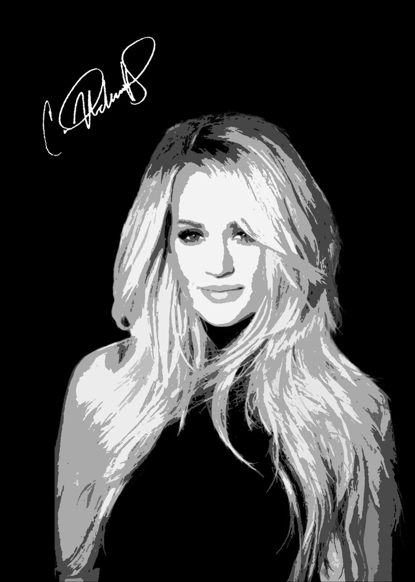 ' Carrie Underwood' Poster by Beasley Kirk | Displate