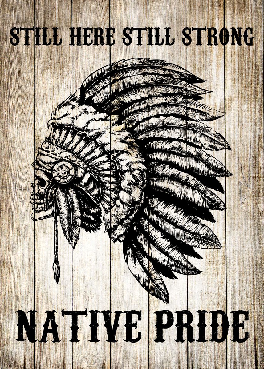 'Native american' Poster by Perch Jack | Displate