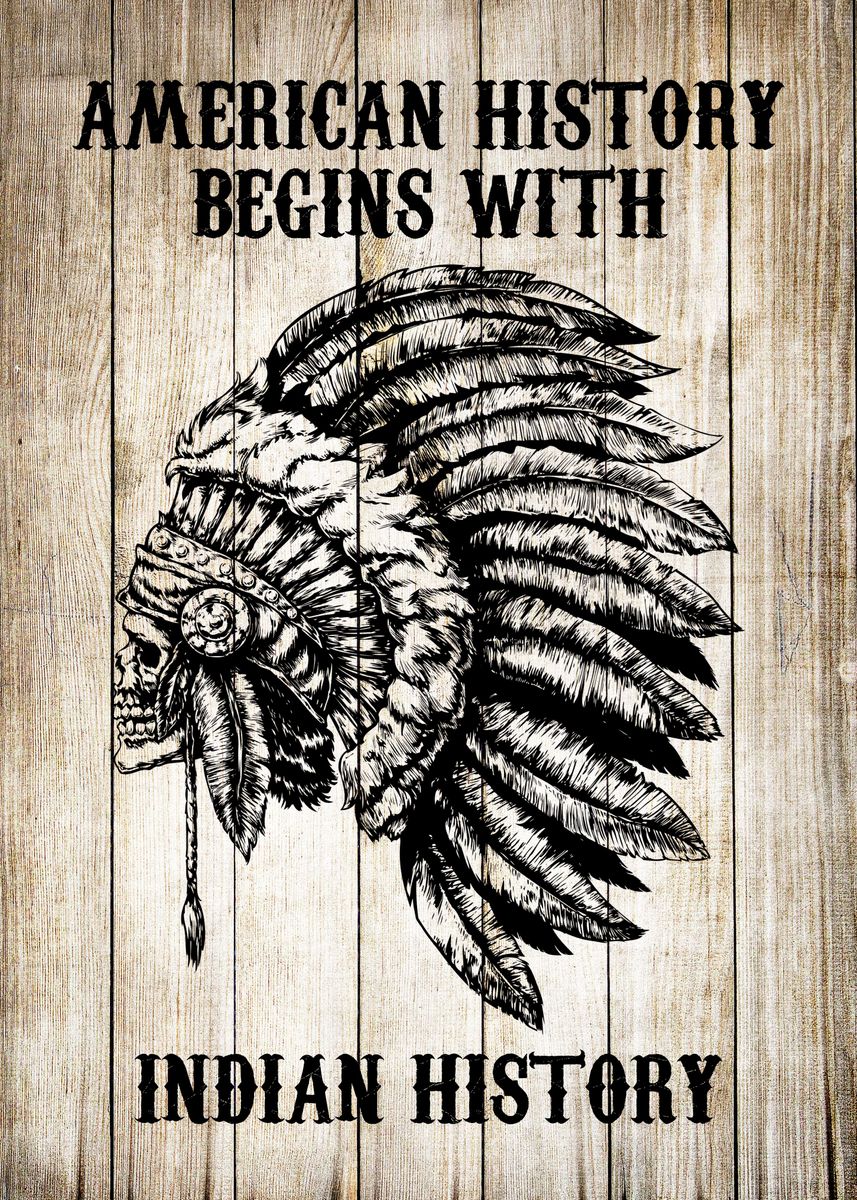 'Native american' Poster by Perch Jack | Displate