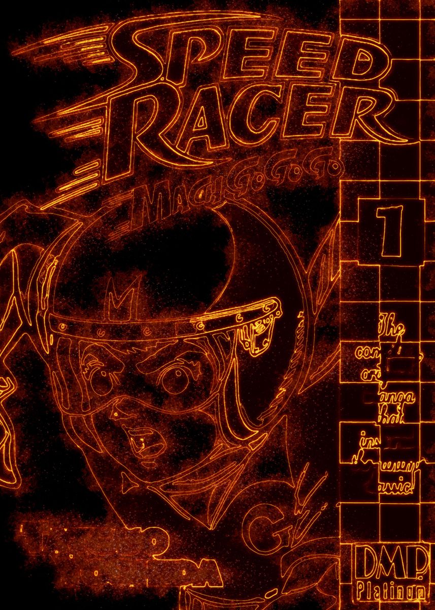 'speed racer ' Poster, picture, metal print, paint by FUNG LENG | Displate