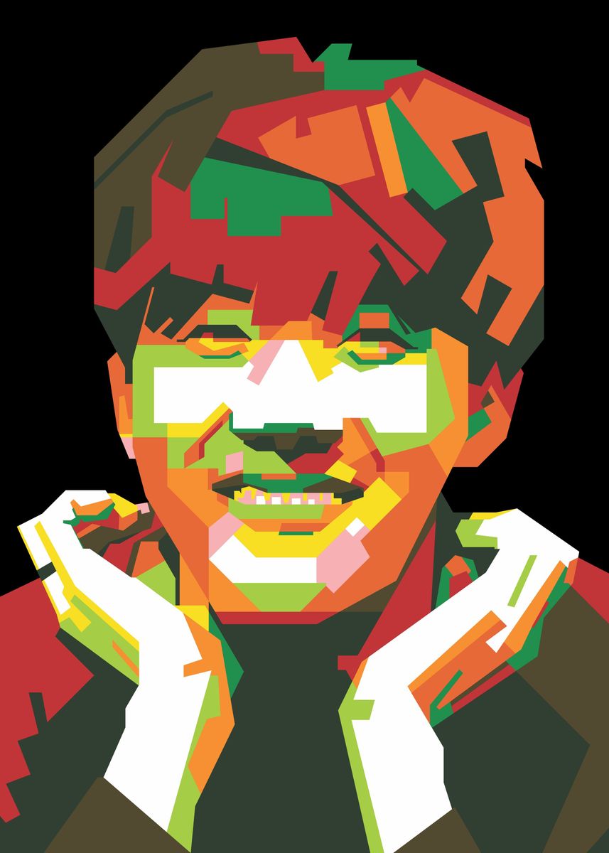 'Jhope BTS 5' Poster, picture, metal print, paint by DK Artwork | Displate