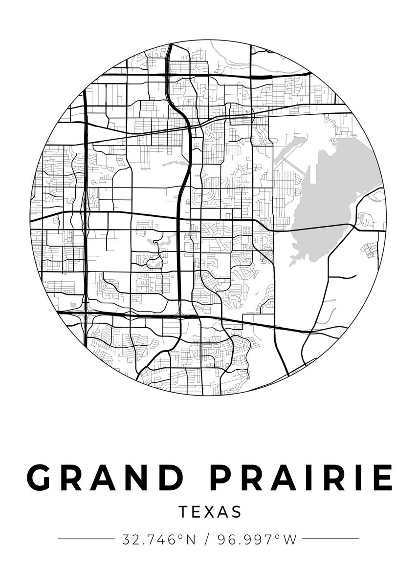 'Grand Prairie Texas' Poster by Conceptual Photography | Displate
