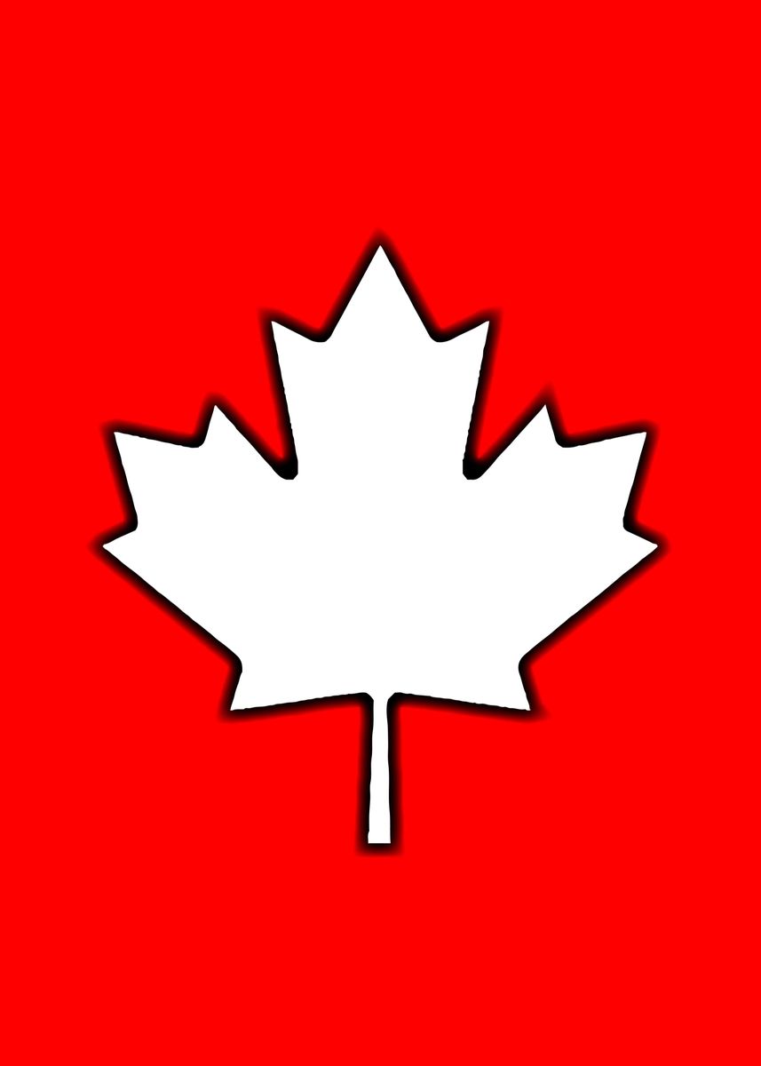 'Canadian Maple Leaf' Poster by HomeStead Digital | Displate