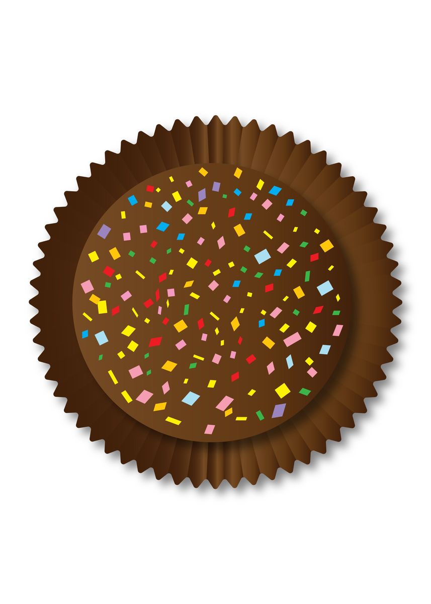 'Chocolate Box Sprinkles' Poster, picture, metal print, paint by ...