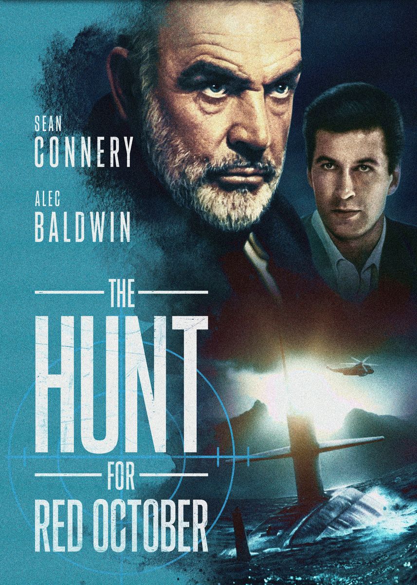 'The Hunt for Red October' Poster, picture, metal print, paint by ...