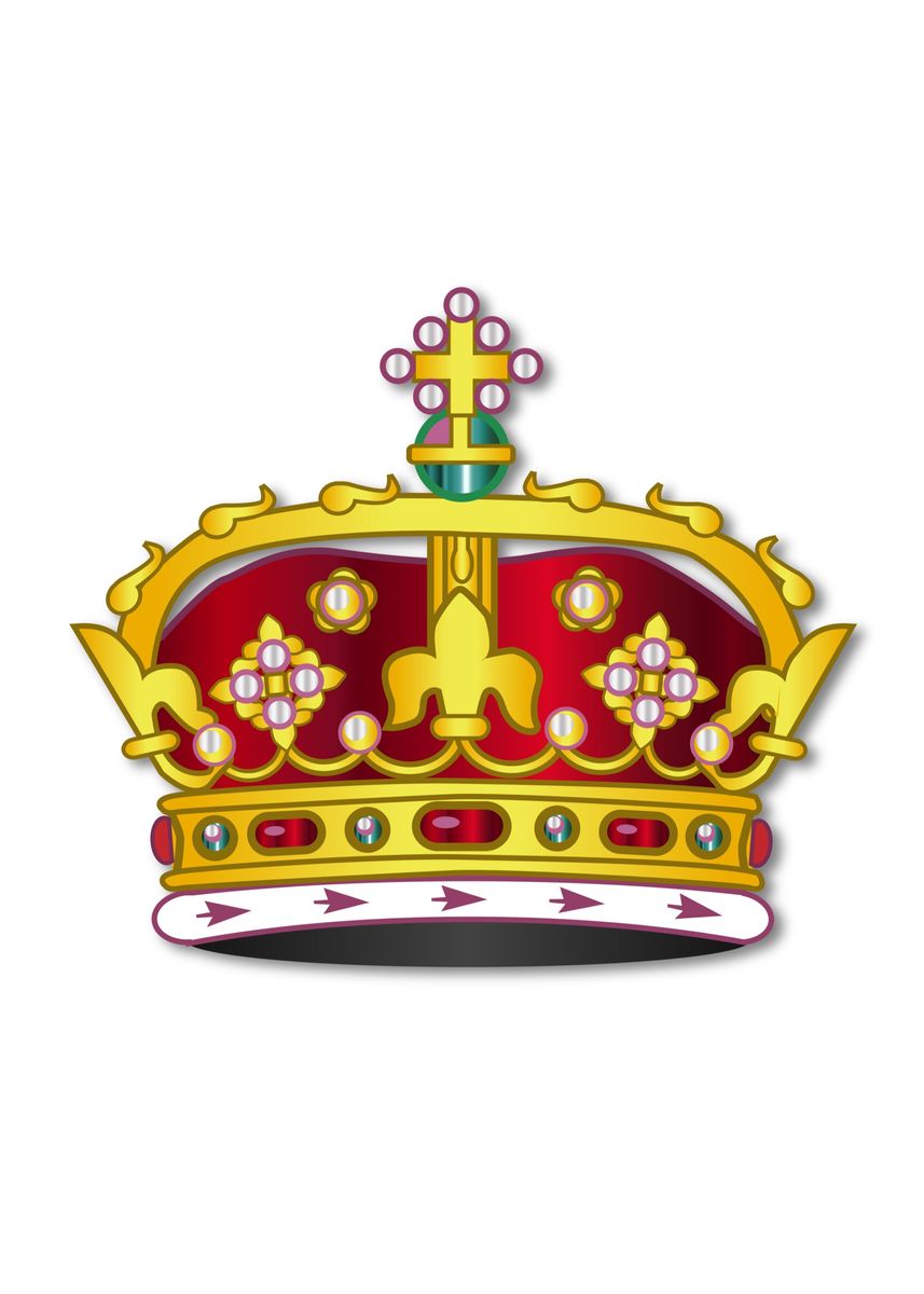 'Royal Crown' Poster, picture, metal print, paint by HomeStead Digital ...
