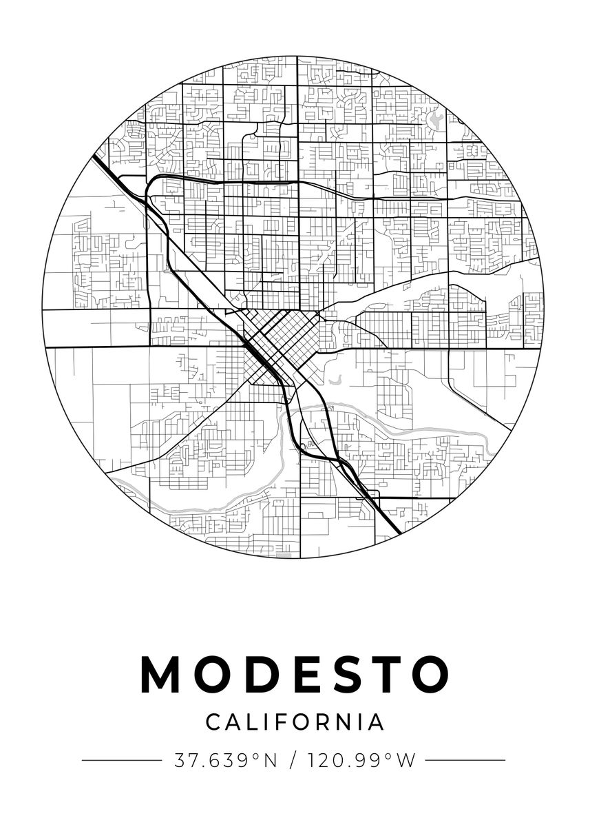 'Modesto California' Poster by Conceptual Photography | Displate